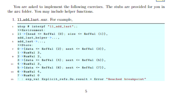 Solved You are asked to implement the following exercises. | Chegg.com Solved You are asked to implement the following exercises. | Chegg.com