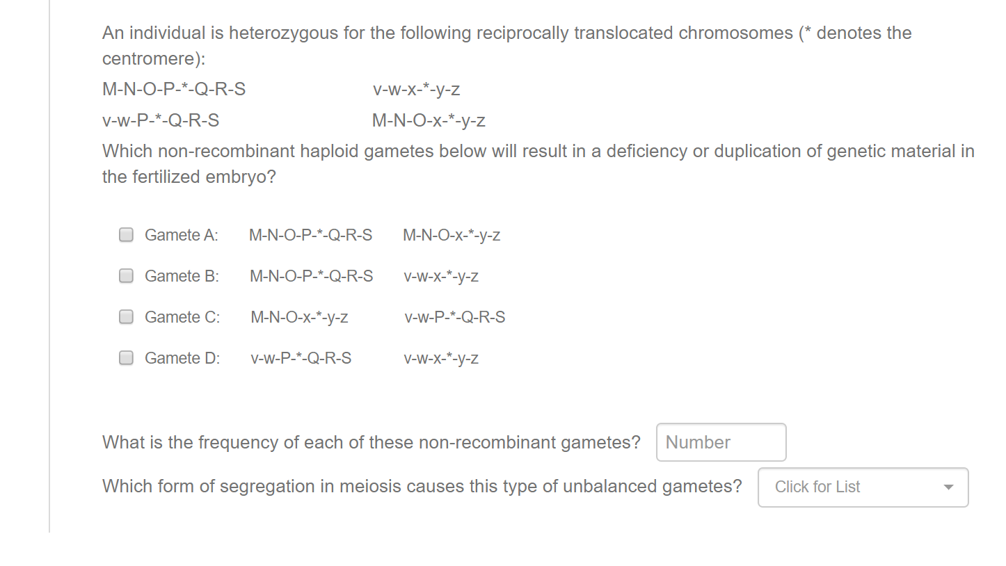 Solved An individual is heterozygous for the following | Chegg.com