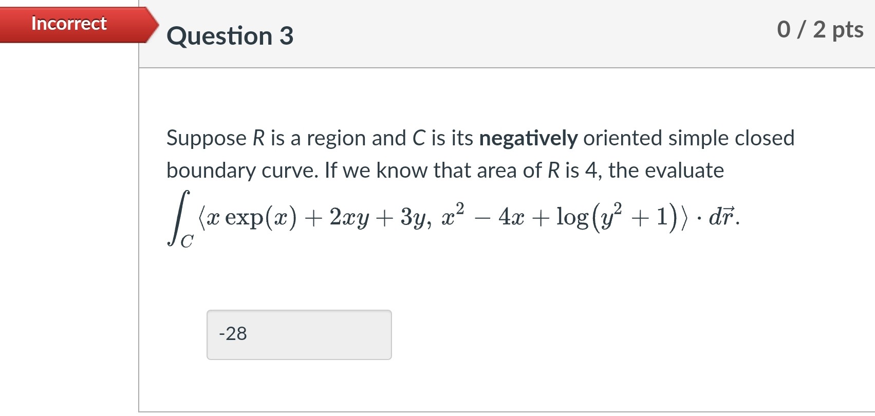 Solved Suppose R is a region and C is its negatively | Chegg.com