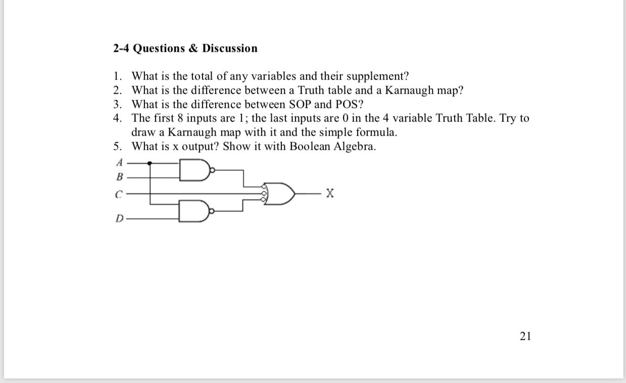 Solved 2 4 Questions And Discussion 1 What Is The Total Of 9073