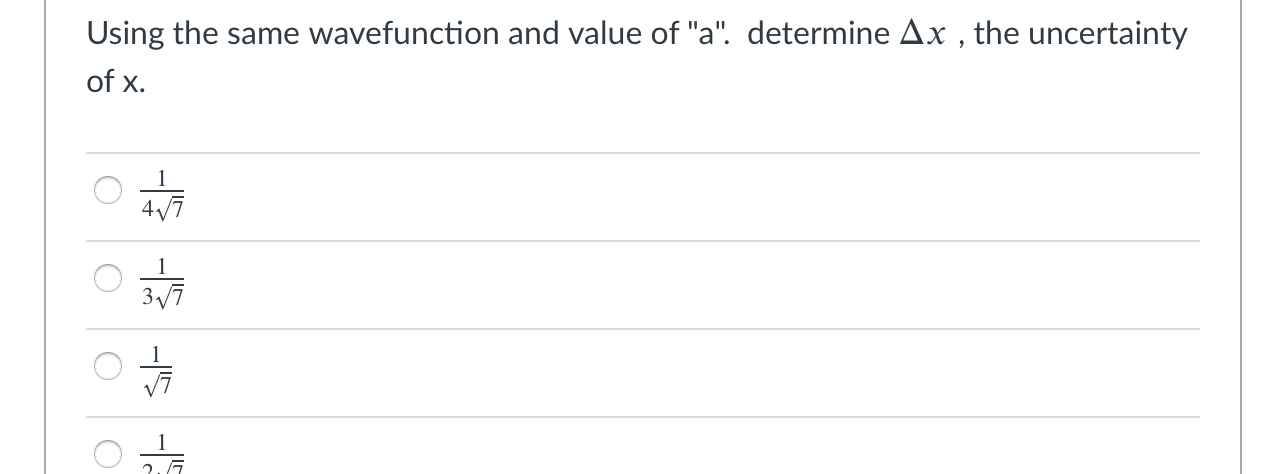 Solved The wavefunction is defined by φ: = ax (1 – x) for () | Chegg.com