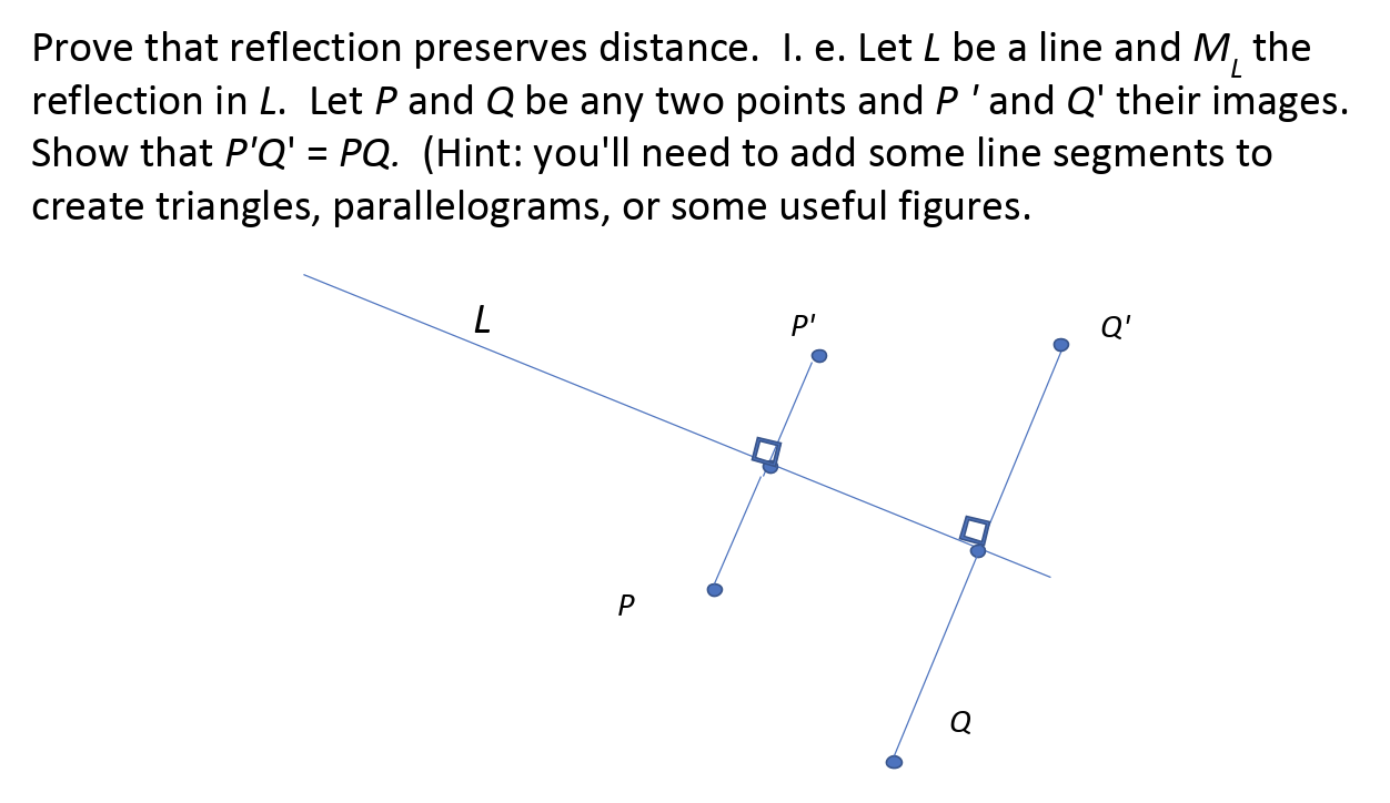 Solved Show that translation preserves distance: If Tis a | Chegg.com