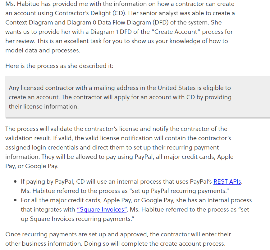 Solved ****** Please provide level 1 Data Flow Diagram | Chegg.com