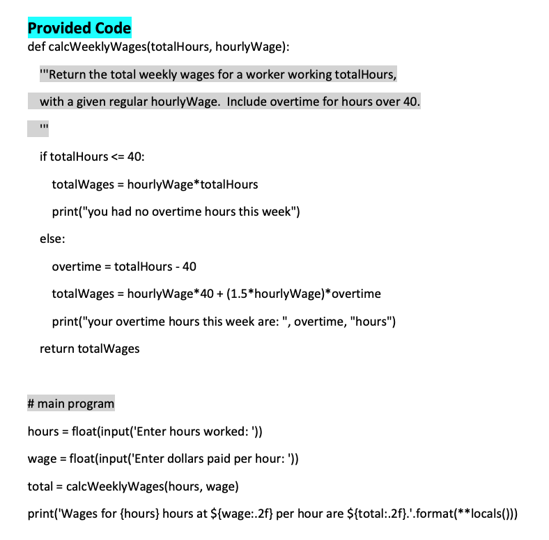 Solved Program #2: Compute an investment report based on the | Chegg.com
