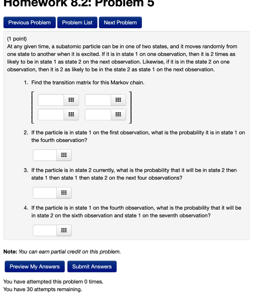 Solved Homework 82 Problem 5 Previous Problem Problem List 1698