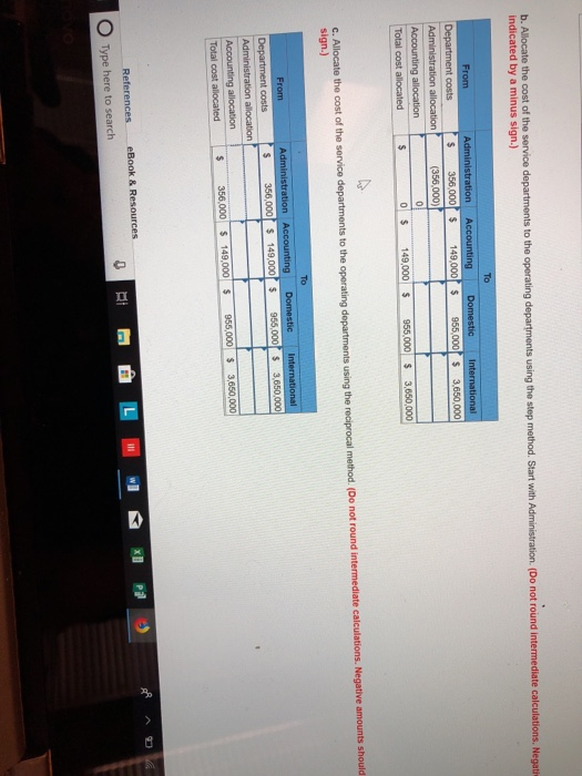 Solved Problem 11-49 Comparison of Allocation Methods (LO | Chegg.com