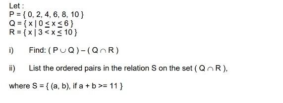 Solved Consider the integer numbers in set U = {0, 1, 2, 3, | Chegg.com