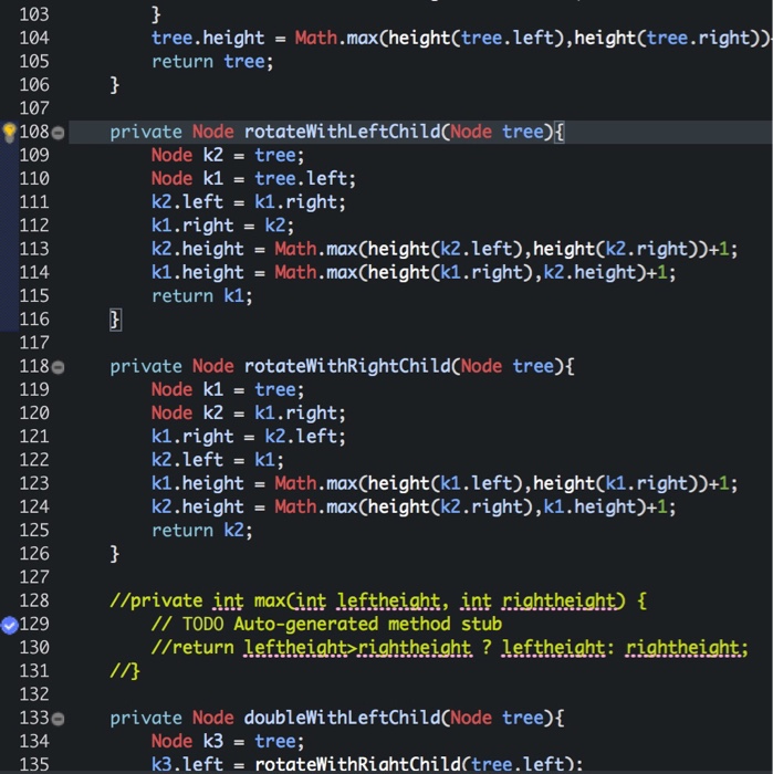 Solved I have implemented this AVL tree code but as i have | Chegg.com