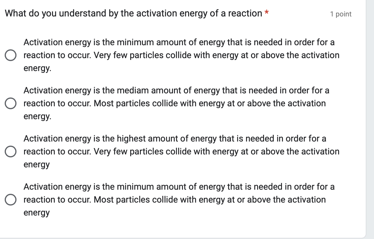 Solved What do you understand by the activation energy of a | Chegg.com