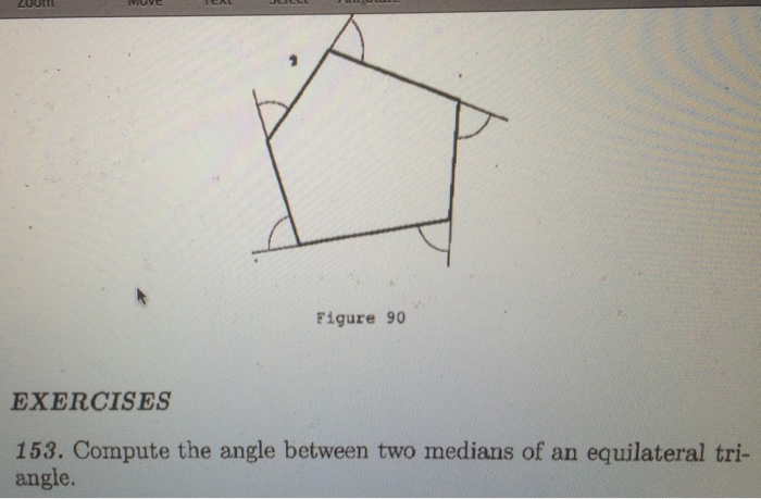 Solved Compute the angle between two medians of an | Chegg.com