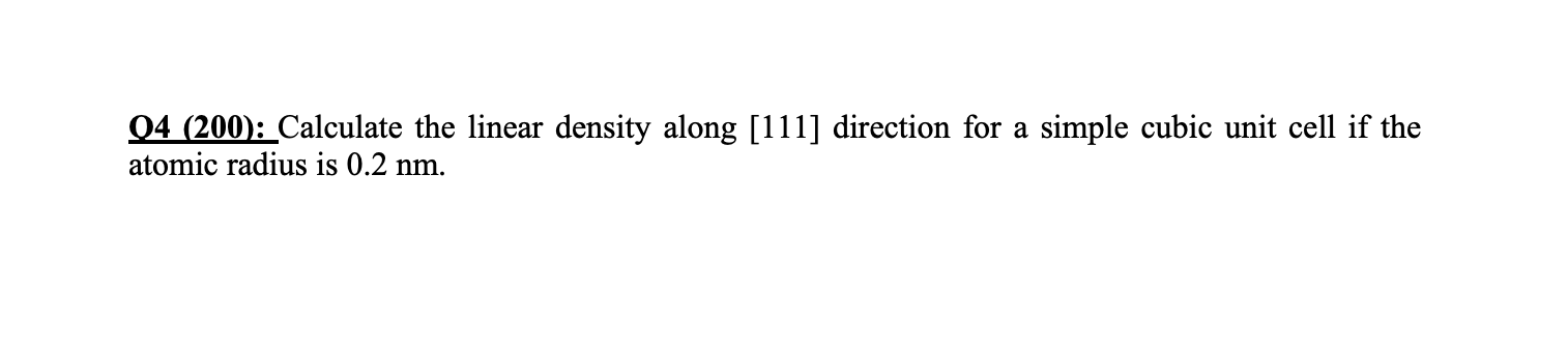 Solved Q3 (200): Draw [111] and [112] directions for a cubic | Chegg.com