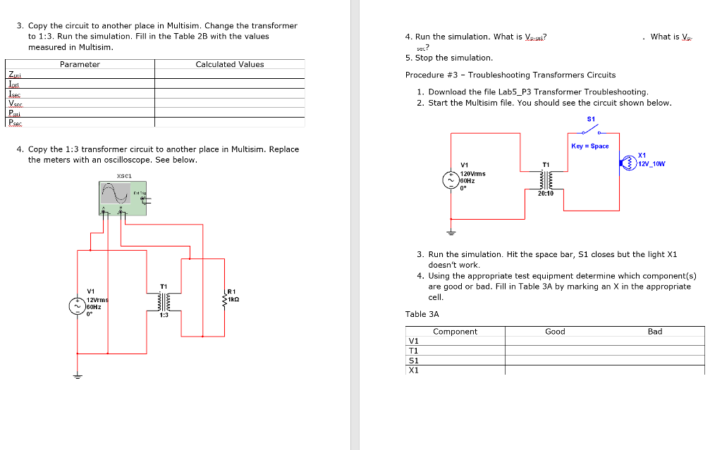 Solved 3. Copy the circuit to another place in Multisim. | Chegg.com