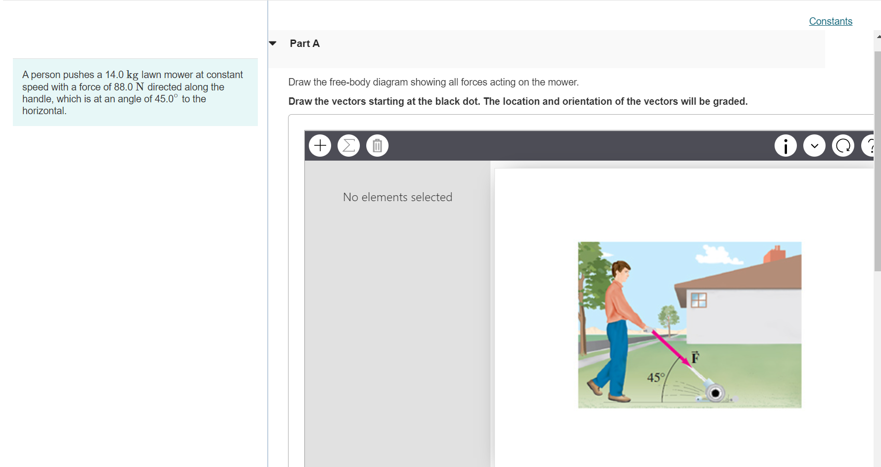 Solved Part B) Calculate the horizontal friction force on | Chegg.com