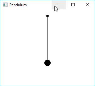 Solved The task: We will simulate a pendulum that swings as | Chegg.com
