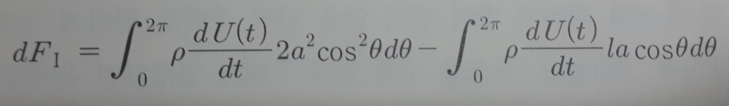 About a inertia force in fluid. I don't know where | Chegg.com