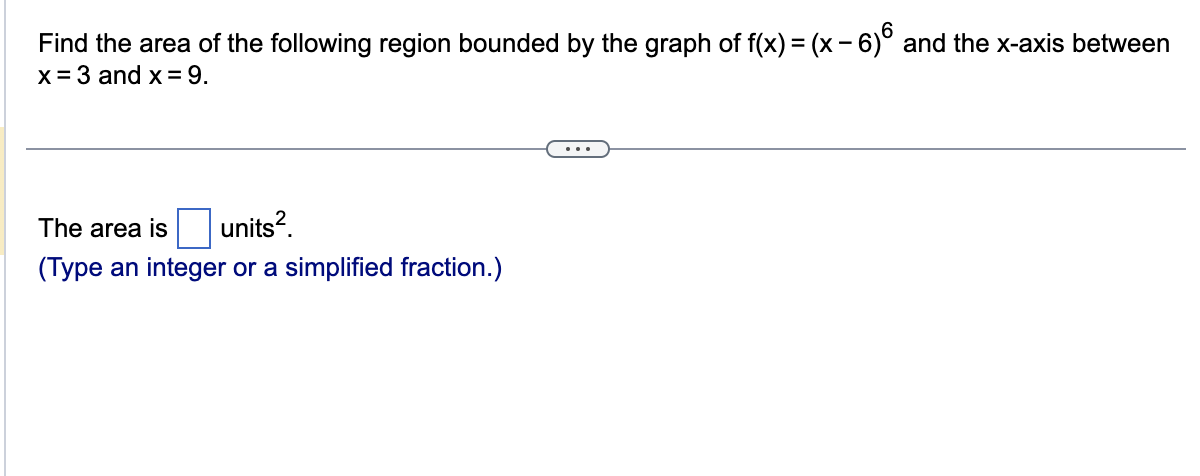 Solved Find the area of the following region bounded by the | Chegg.com