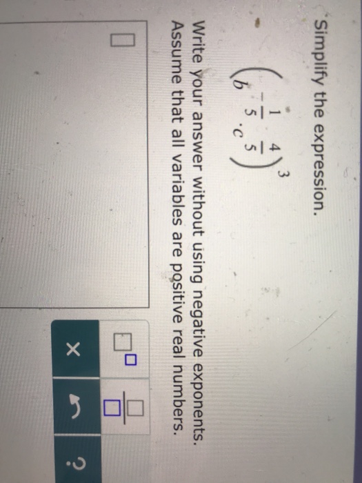 Solved Simplify the expression. 3 Write your answer without | Chegg.com