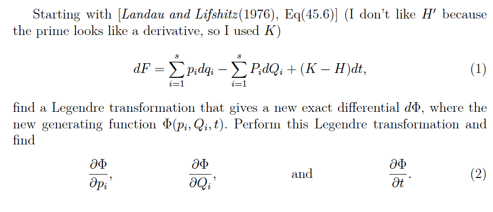 Solved Canonical Transformations | Chegg.com