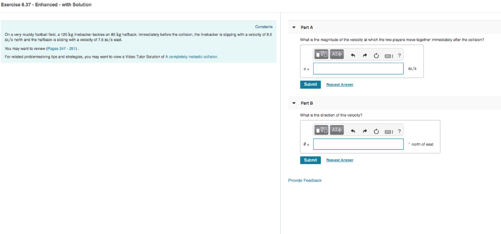 Solved Exercise 8.37-Enhanced-with Solution Constants Part A | Chegg.com