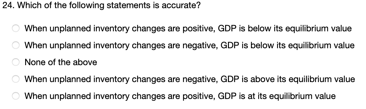 Solved Which of the following statements is accurate?When | Chegg.com