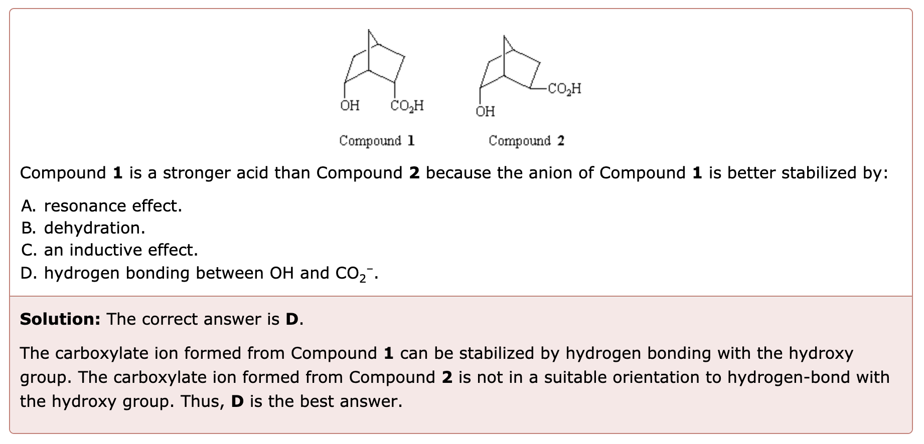 Solved OH COH OH Compound 2 Compound 1 Compound 1 is a | Chegg.com