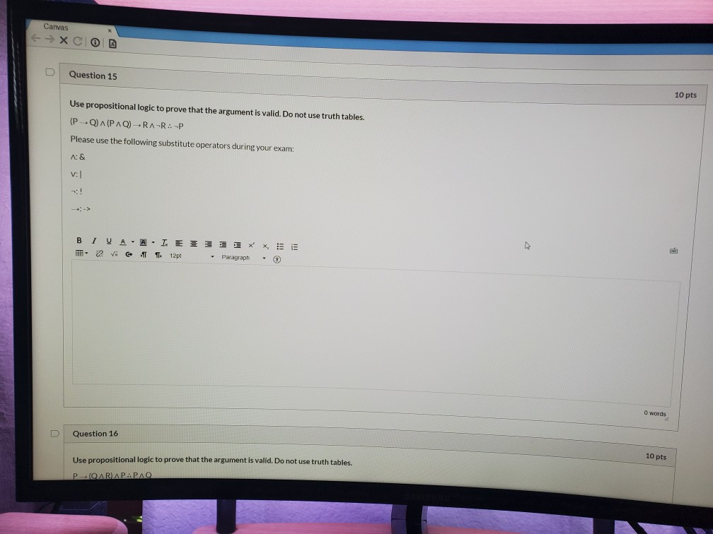 Solved Canvas → XCD Question 15 10 pts Use propositional | Chegg.com