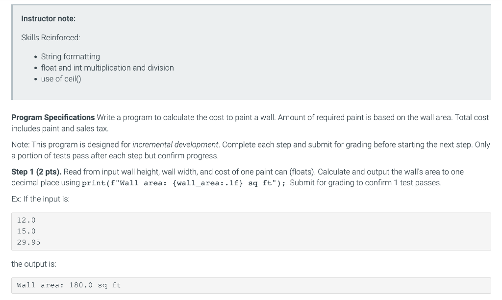 Solved Instructor note: Skills Reinforced: - String | Chegg.com