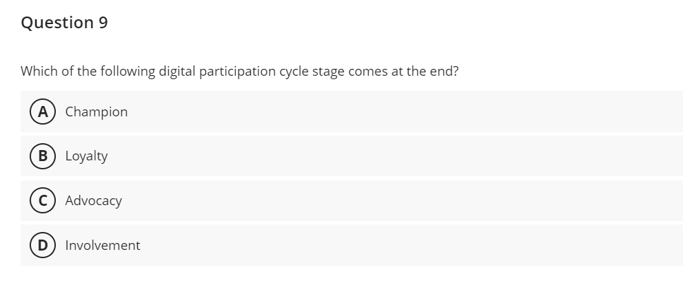 Solved Question 9Which of the following digital | Chegg.com