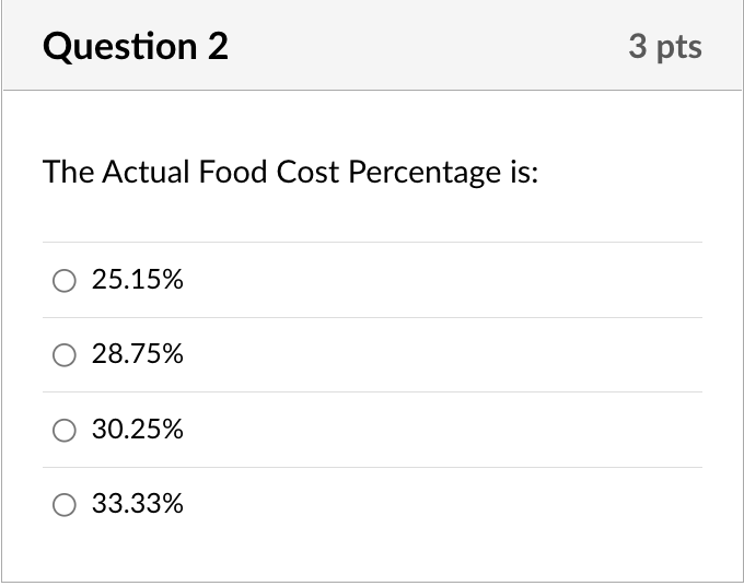 Solved Use the following information to answer questions | Chegg.com