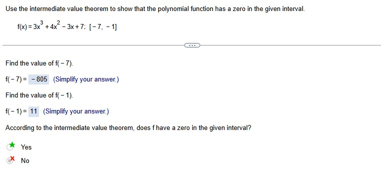 Solved Use the intermediate value theorem to ﻿show that the | Chegg.com