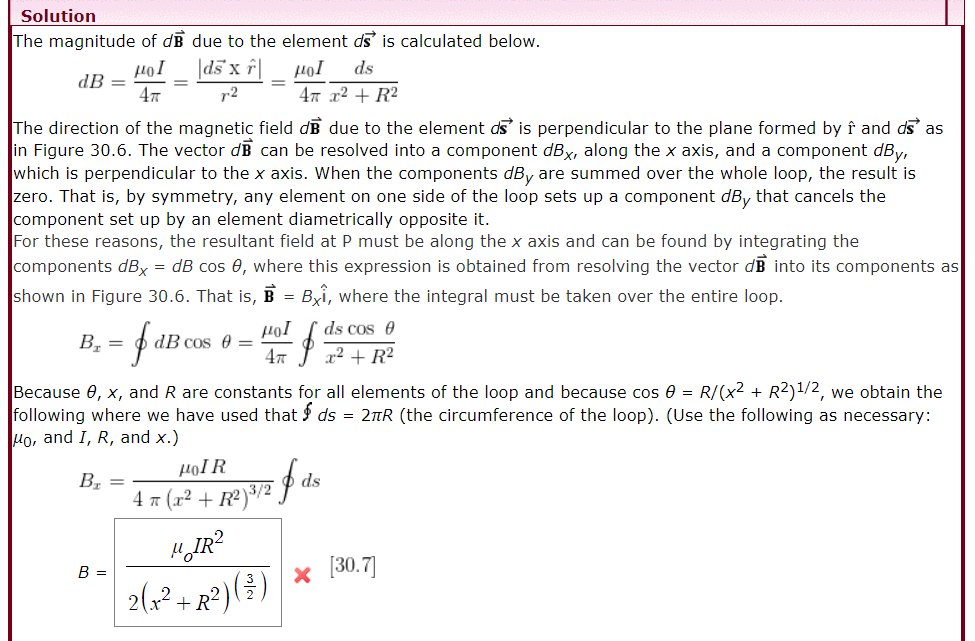Solved Solution The magnitude of dB due to the element ds' | Chegg.com