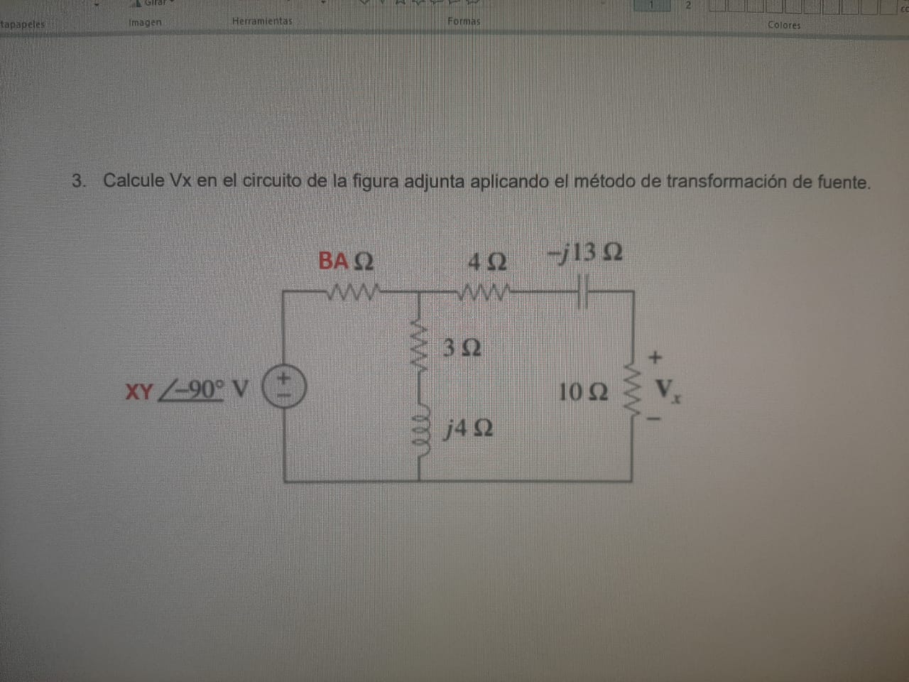 Solved 3. ﻿Calcule \( ﻿V x \) ﻿en el circuito de la figura | Chegg.com