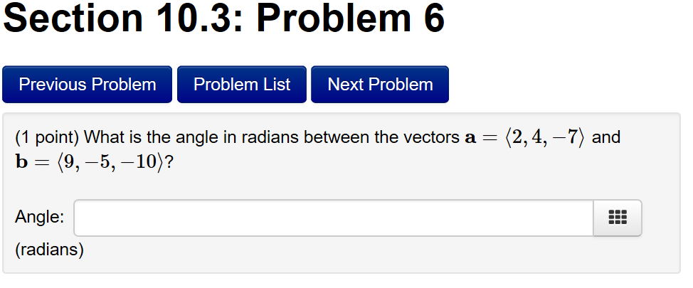 Solved Section 10.3: Problem 6 Previous Problem Problem List | Chegg.com