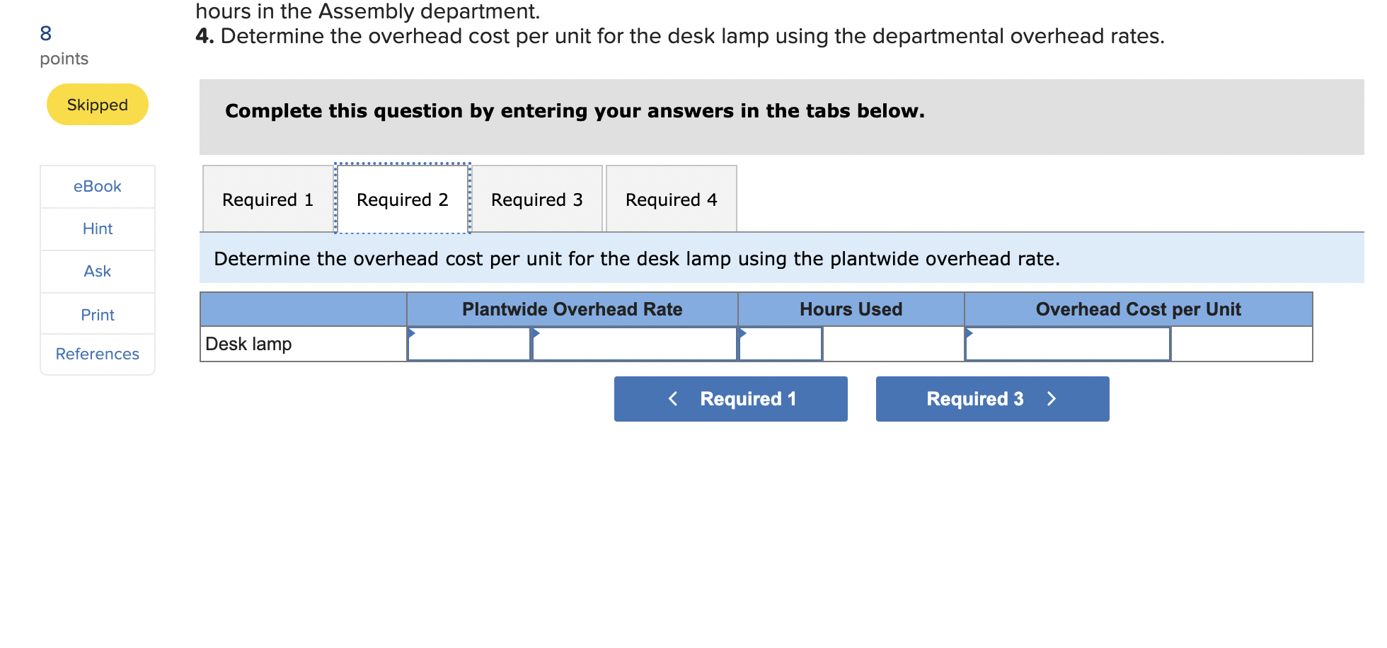 Solved Check my work 1 Exercise 4-9 (Algo) Allocating | Chegg.com