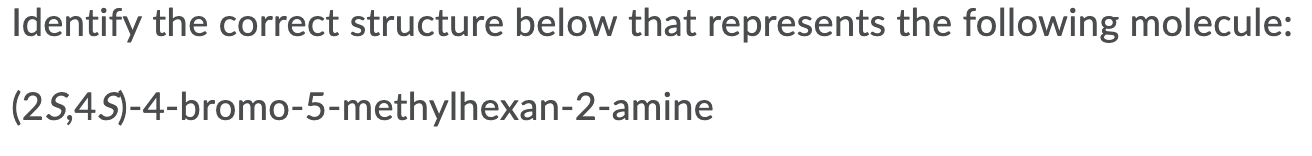 Solved Identify the correct structure below that represents | Chegg.com