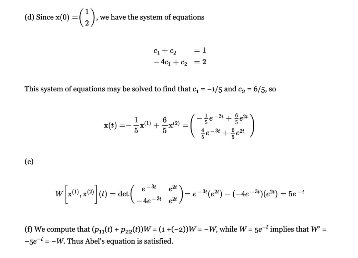 Solved Problems In Problems 1 through 6 you are given a | Chegg.com