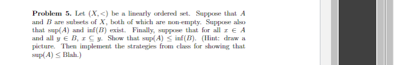 Solved Problem 5. Let (X,