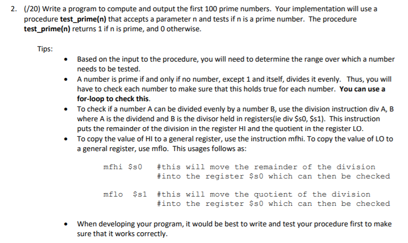 Solved 2. (/20) Write a program to compute and output the | Chegg.com