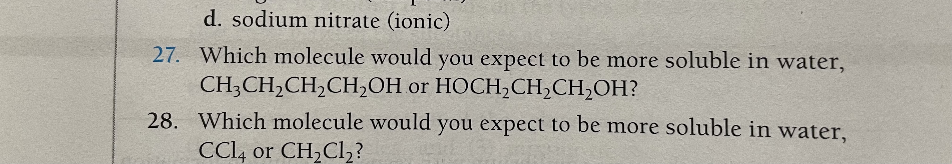 Solved Only #27. Why is the answer the HOCH2 one since I | Chegg.com