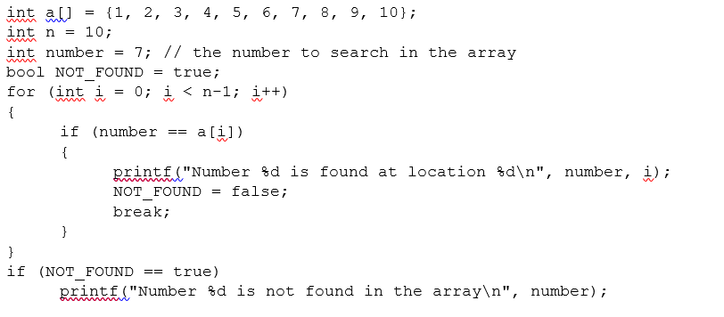 Solved int all {1, 2, 3, 4, 5, 6, 7, 8, 9, 10}; int n = 10; | Chegg.com