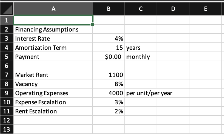 You need to populate the sources and uses and cash | Chegg.com