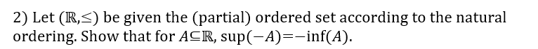 Solved 2) Let (R,