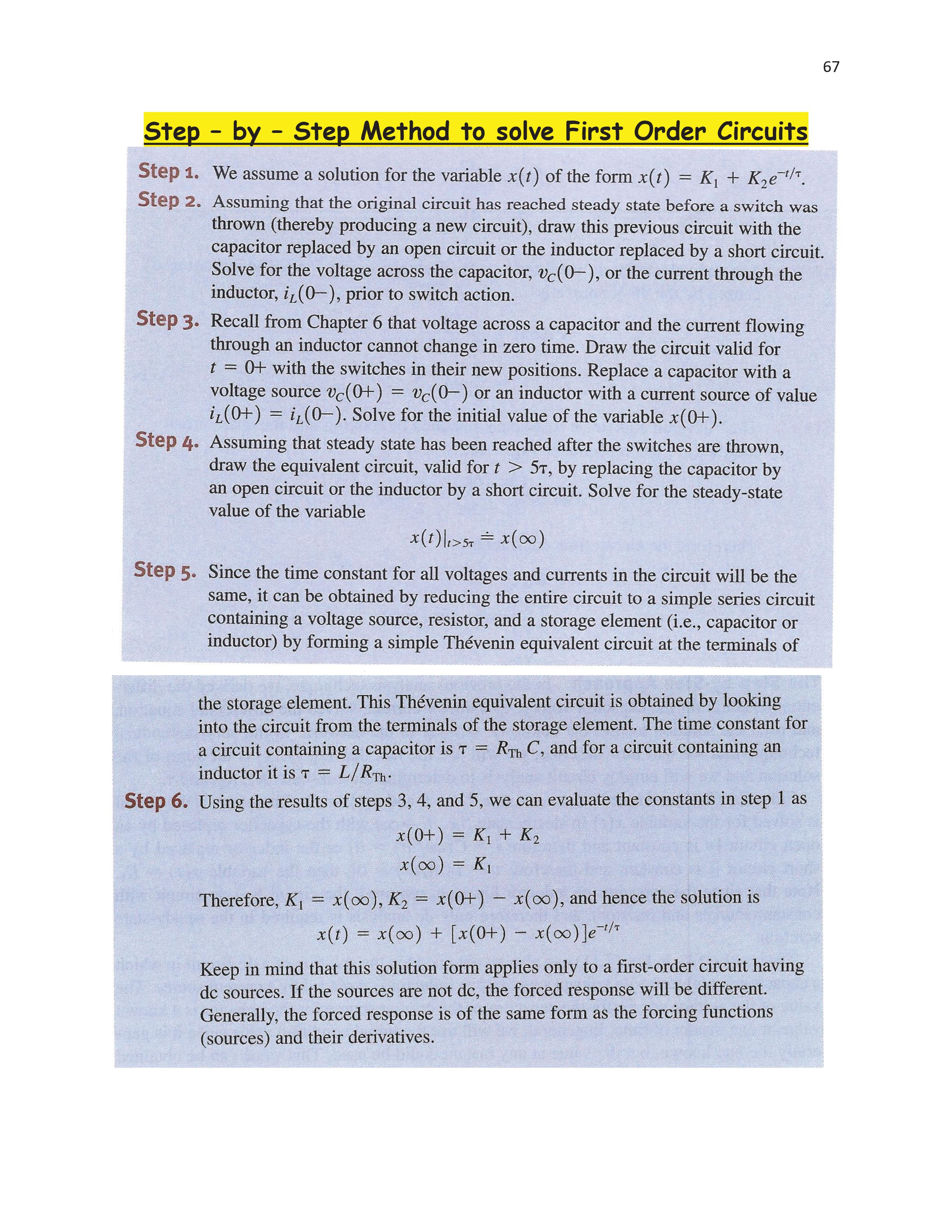 Solved Given the circuit in DC Steady State at t = 0 - , use | Chegg.com