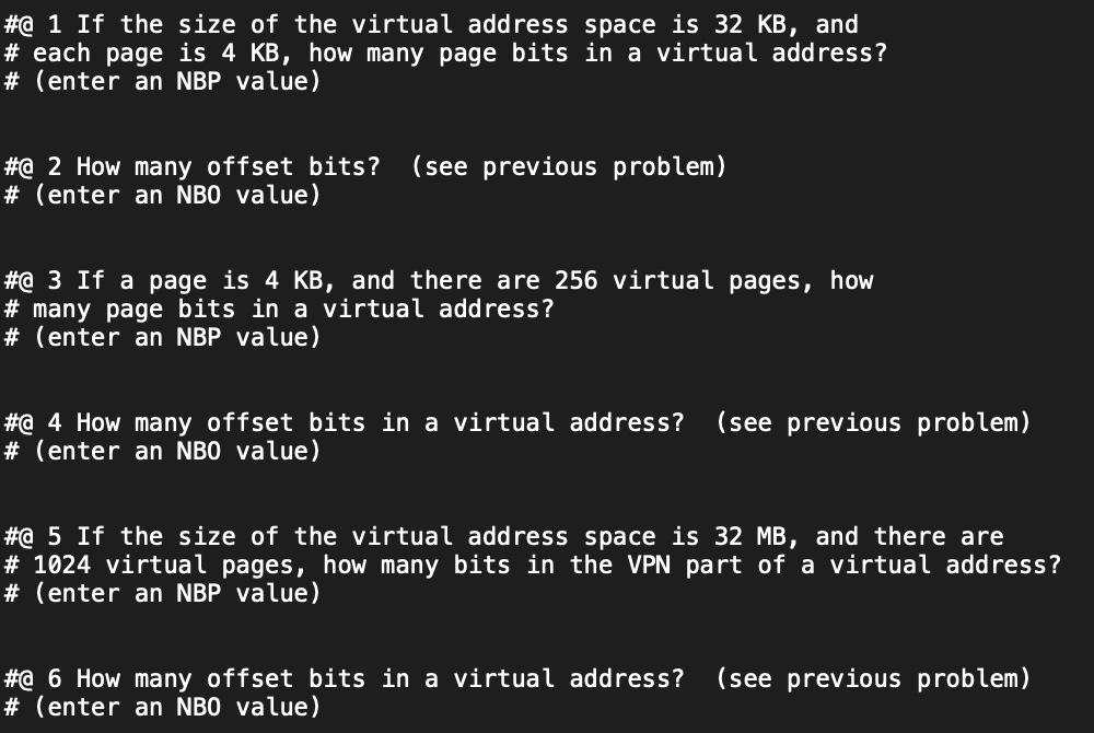 Solved #@ 1 If the size of the virtual address space is 32 | Chegg.com