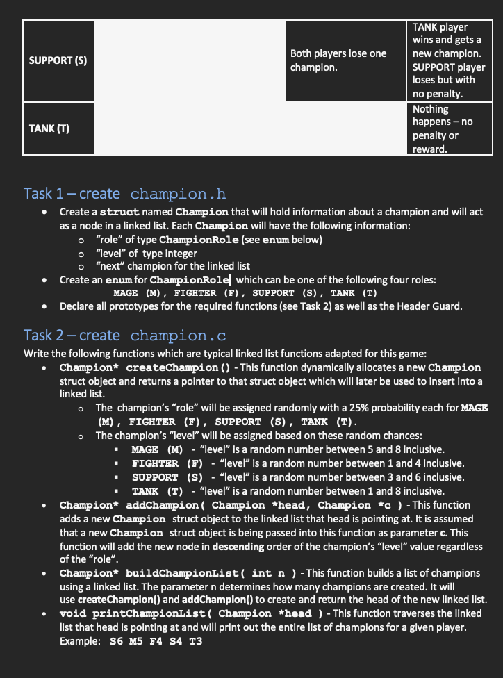 Overview The project is to create a turn-based | Chegg.com