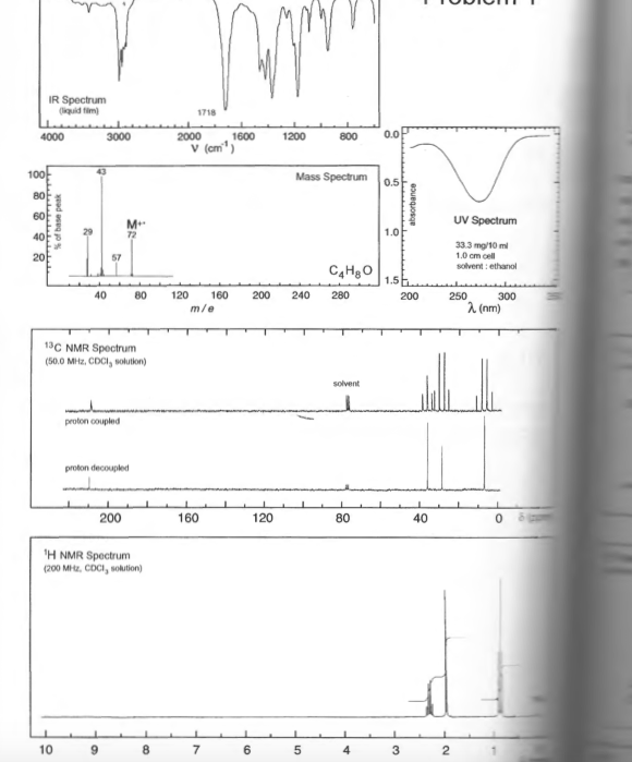 Solved IR Spectrum 1718 4000 3000 1600 1200 800 0.0 2000 V | Chegg.com