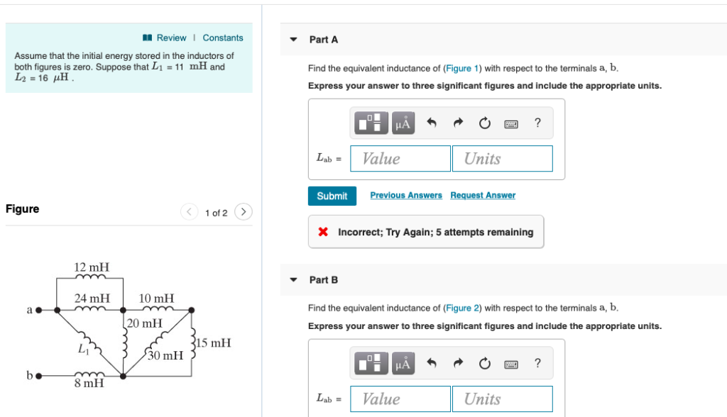 Solved ReviewI Constants Part A Assume that the initial | Chegg.com