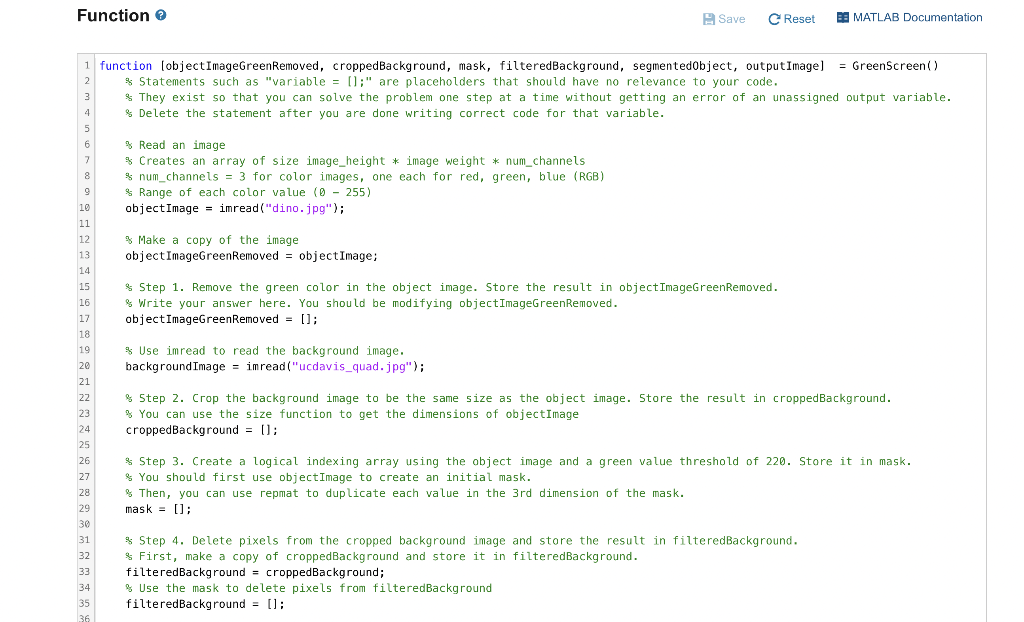 Solved In this mini-project, you will use a green screen | Chegg.com