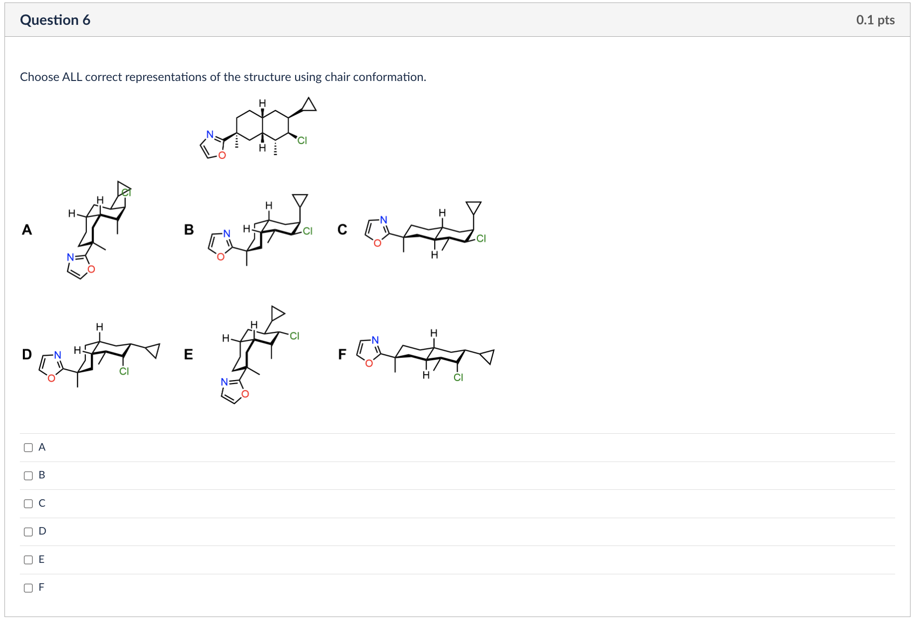 Solved Choose the correct representation of the structure | Chegg.com Solved Choose the correct representation of the structure | Chegg.com