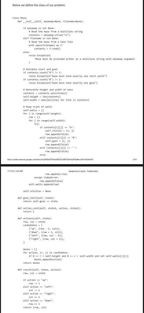 Solved Type or paste question here PYTHON Maze The mazes | Chegg.com